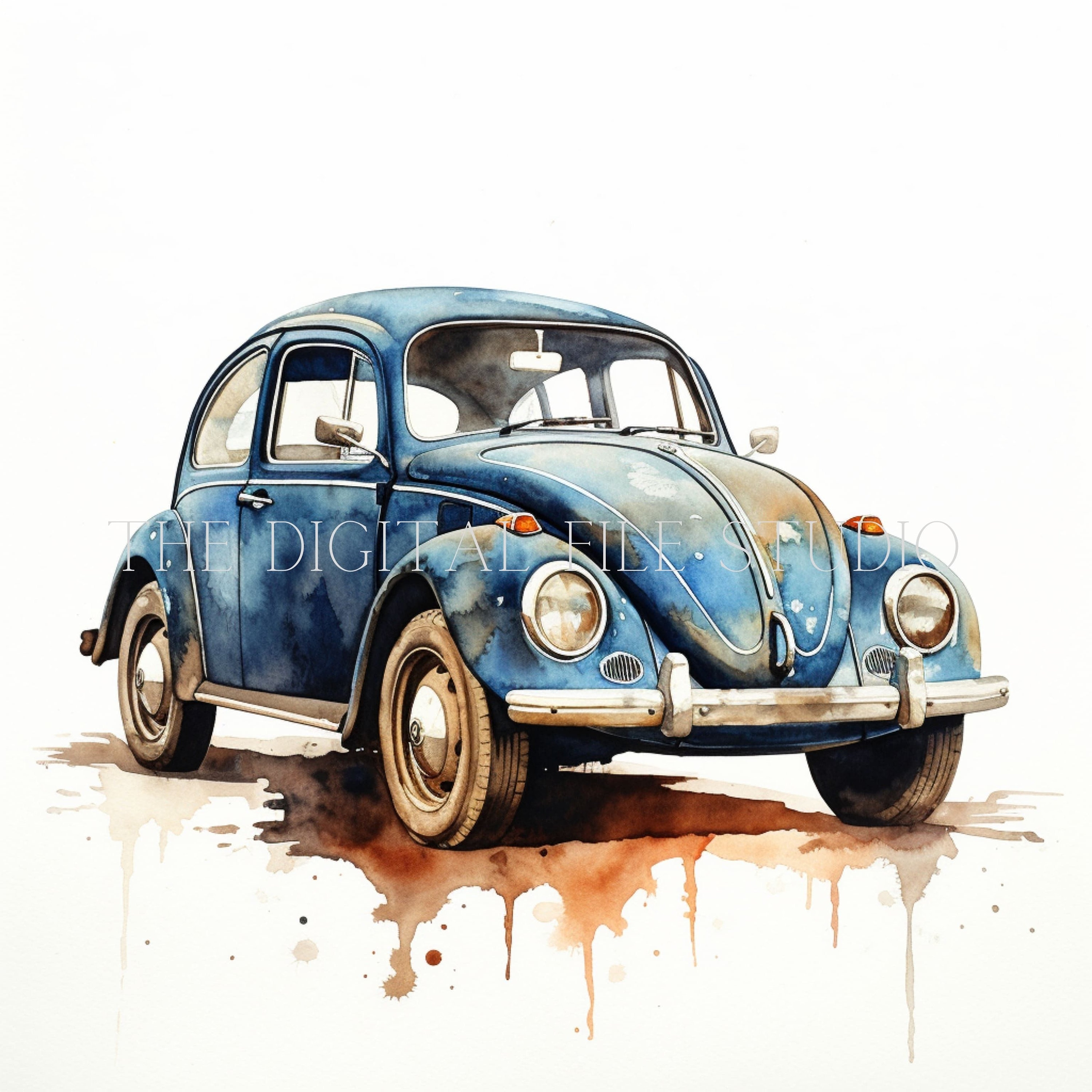 12 High-quality Designs of Volkswagen Beetle Clip Art 12 PNGJPGPDF ...
