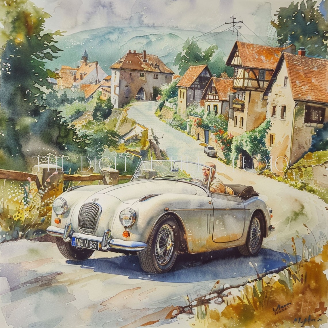 12 MG MGA Type High-quality Designs JPG Clip Art, Journaling ...