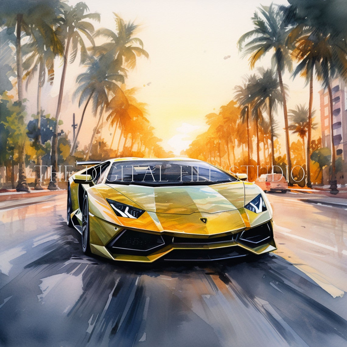 12 Lamborghini High-quality Designs PNGJPGPDF Clip Art, Journaling ...