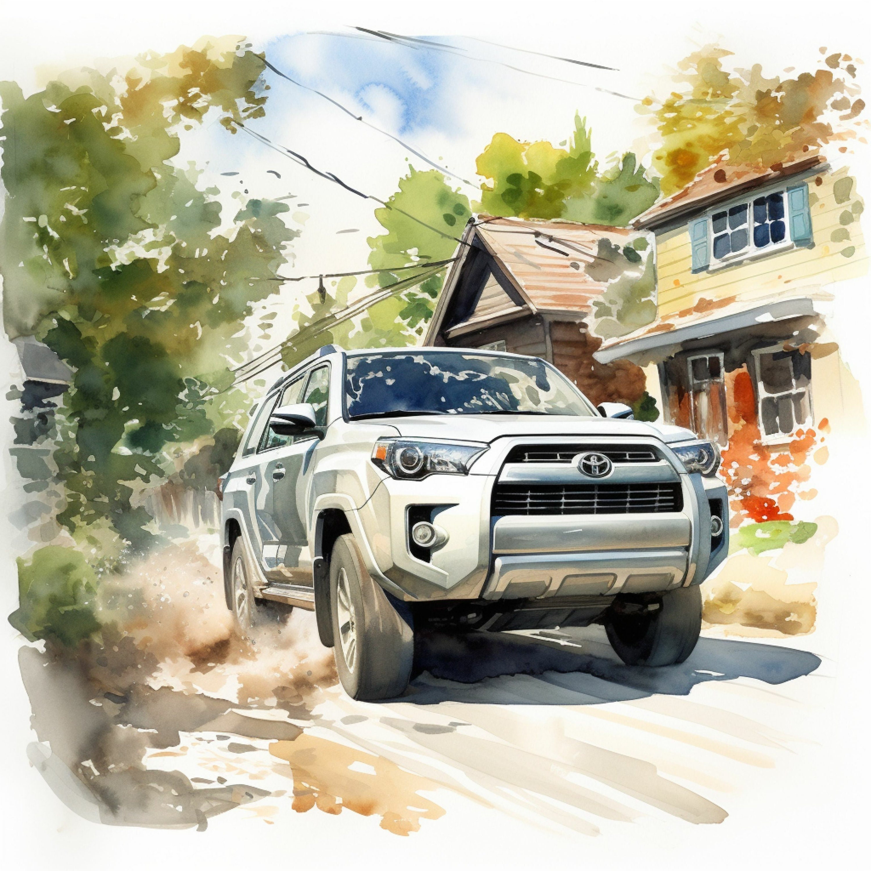 12 Toyota 4runner High-quality Designs PNGJPGPDF Clip Art , Journaling ...