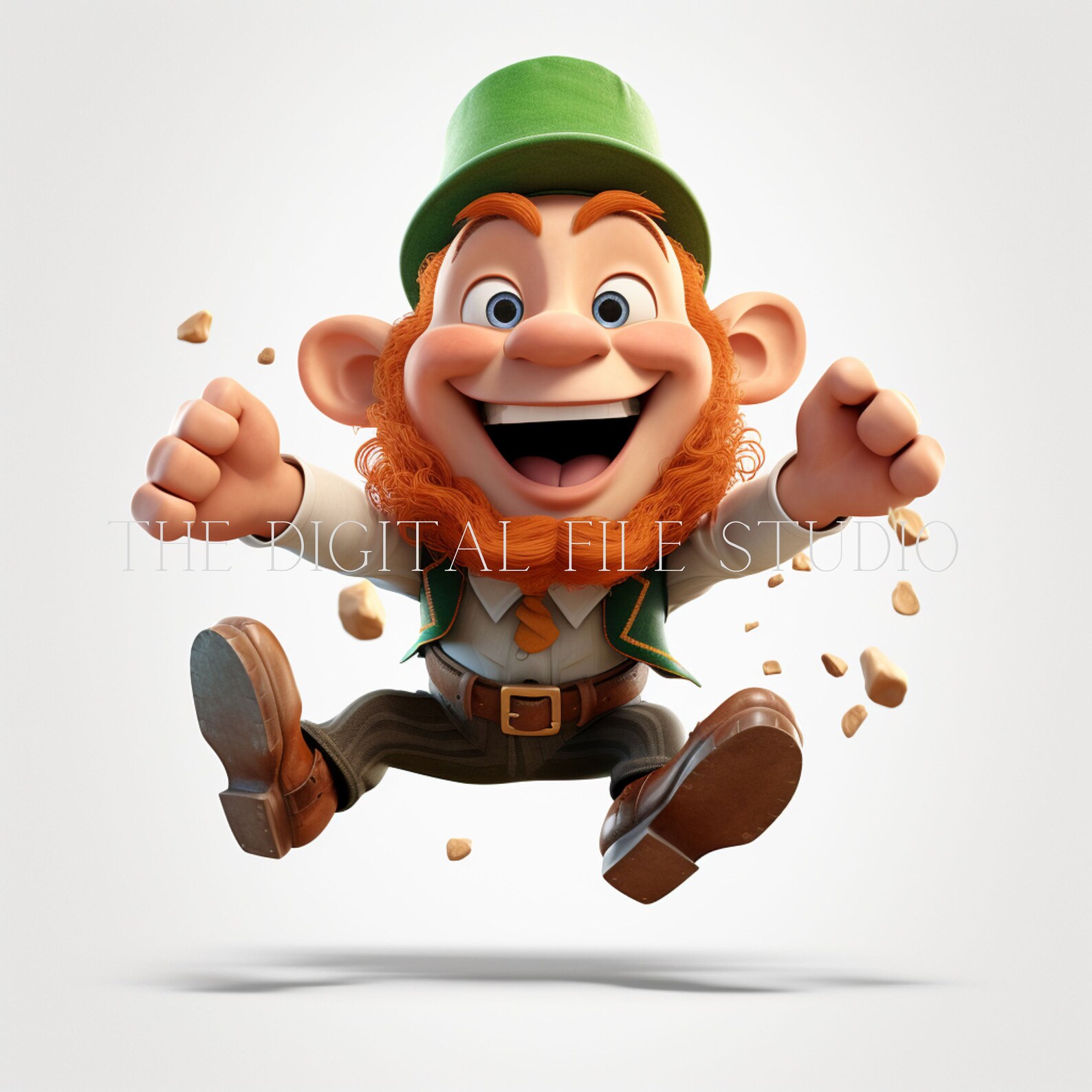 12 Cartoon Leprechaun High-quality Designs PNGJPGPDF Clip Art 12 ...