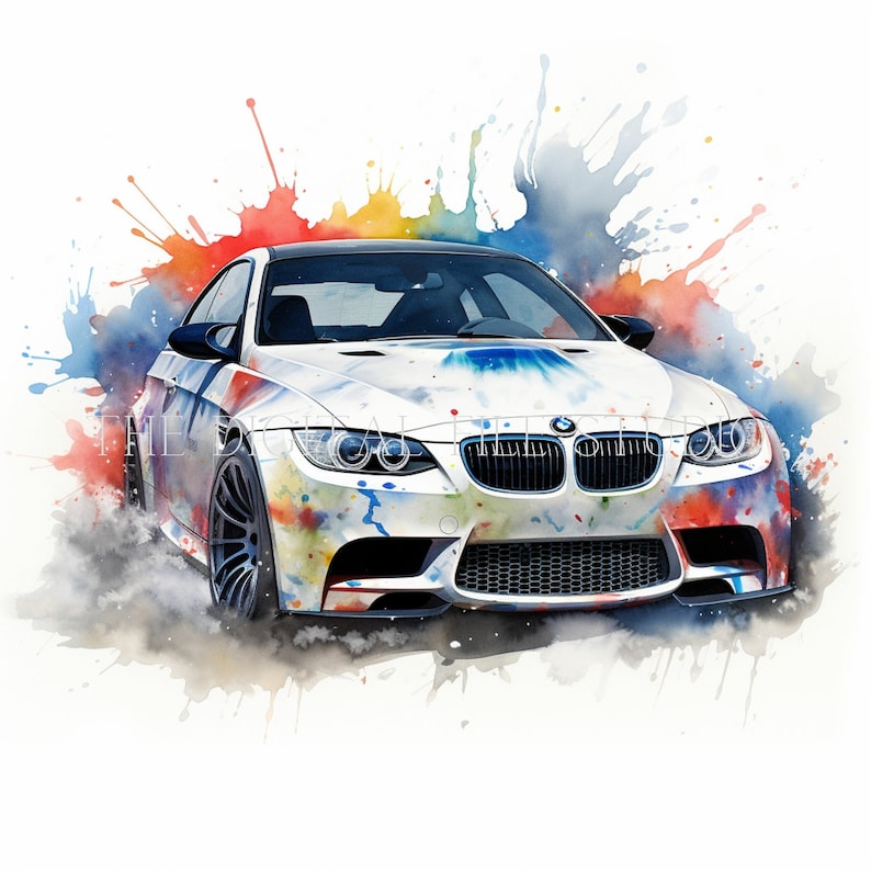 10 High-quality Designs of BMW M3 Clip Art 10 PNGJPG Digital ...