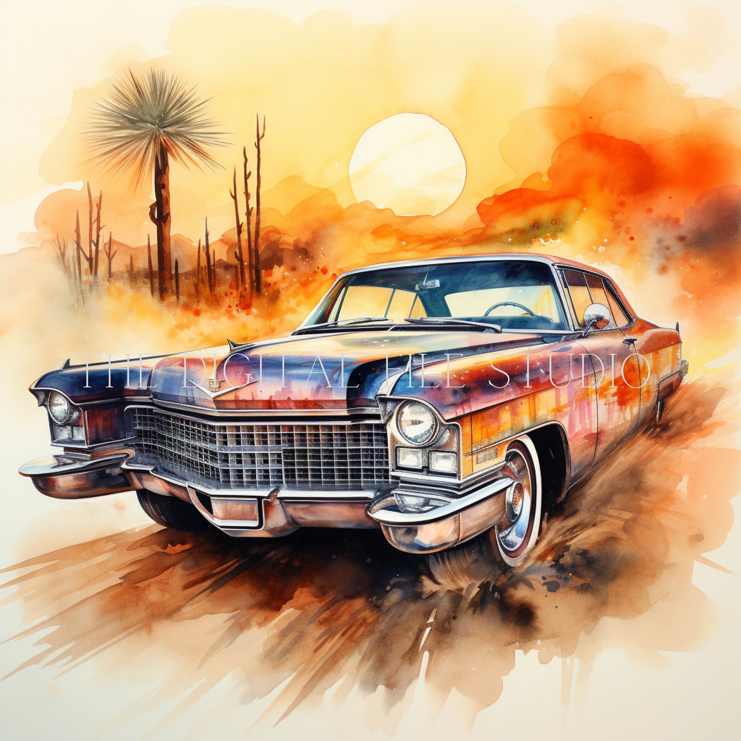 12 Cadillac High-quality Designs PNGJPGPDF Clip Art, Journaling ...