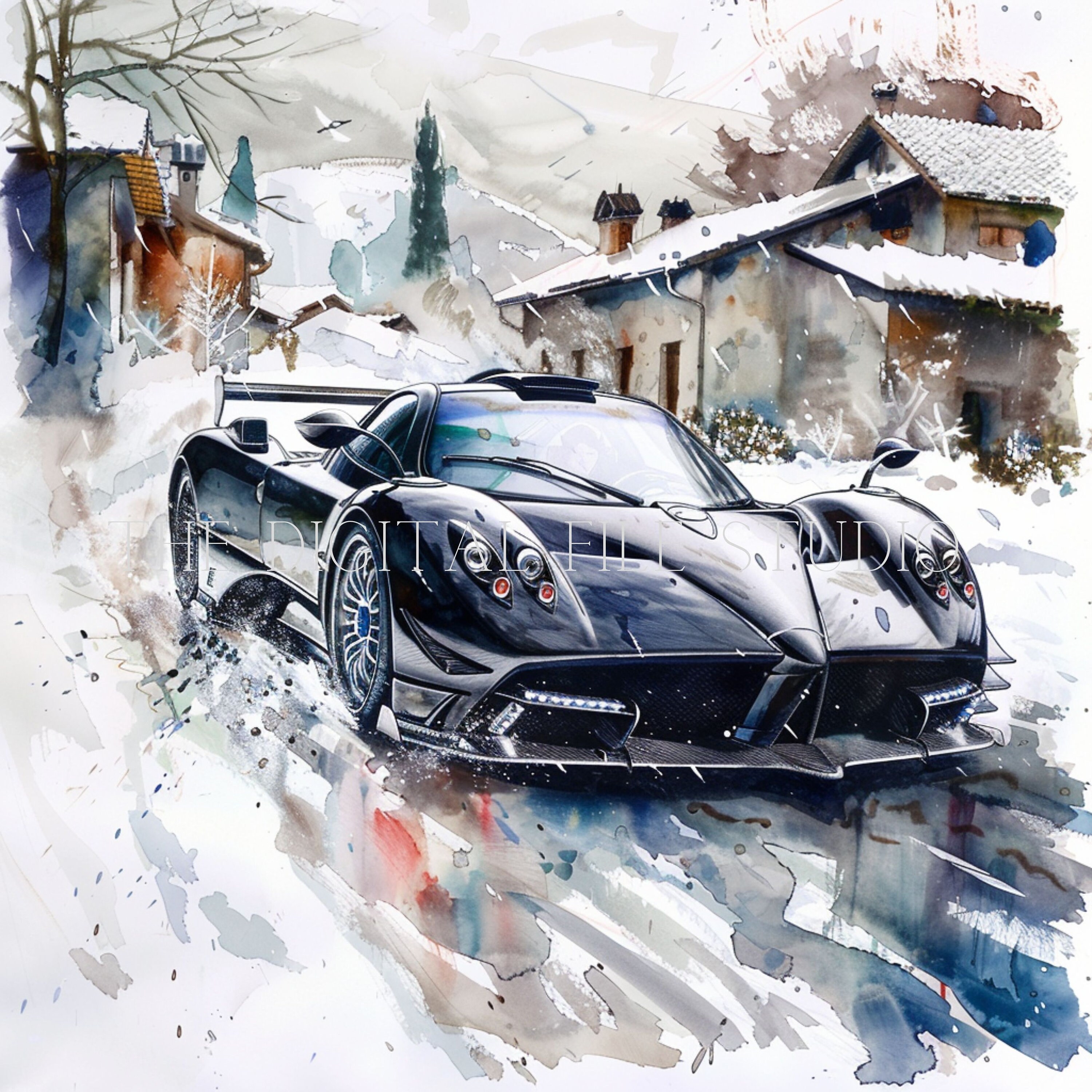 12 Pagani Zonda Type High-quality Designs PNGJPG Clip Art, Journaling ...