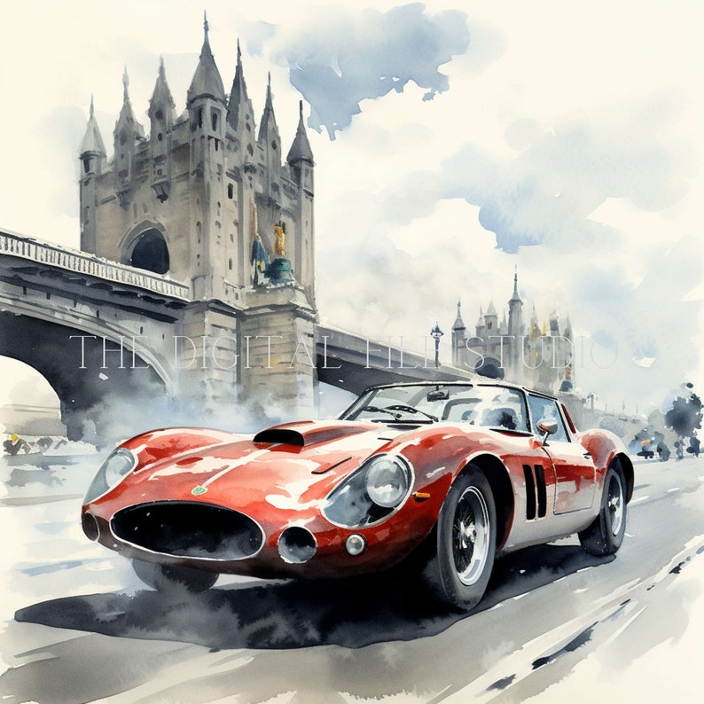 12 Ferrari 250 Gto High-quality Designs PNGJPGPDF Clip Art 12 Digital ...