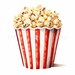 12 Watercolor Popcorn Clipart PNGJPGPDF Popcorn Digital Images Popcorn ...