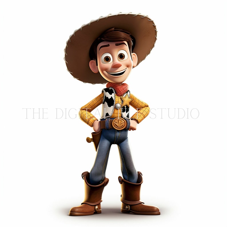 12 Cartoon Cowboy High-quality Designs PNGJPGPDF Clip Art 12 Digital ...
