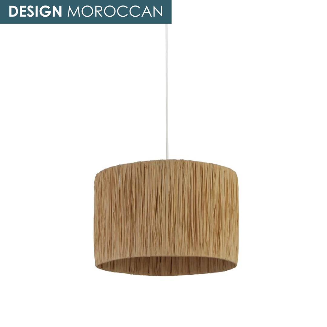 Handmade Moroccan Raffia Chandelier, Woven Raffia Sconce, Woven Straw ...