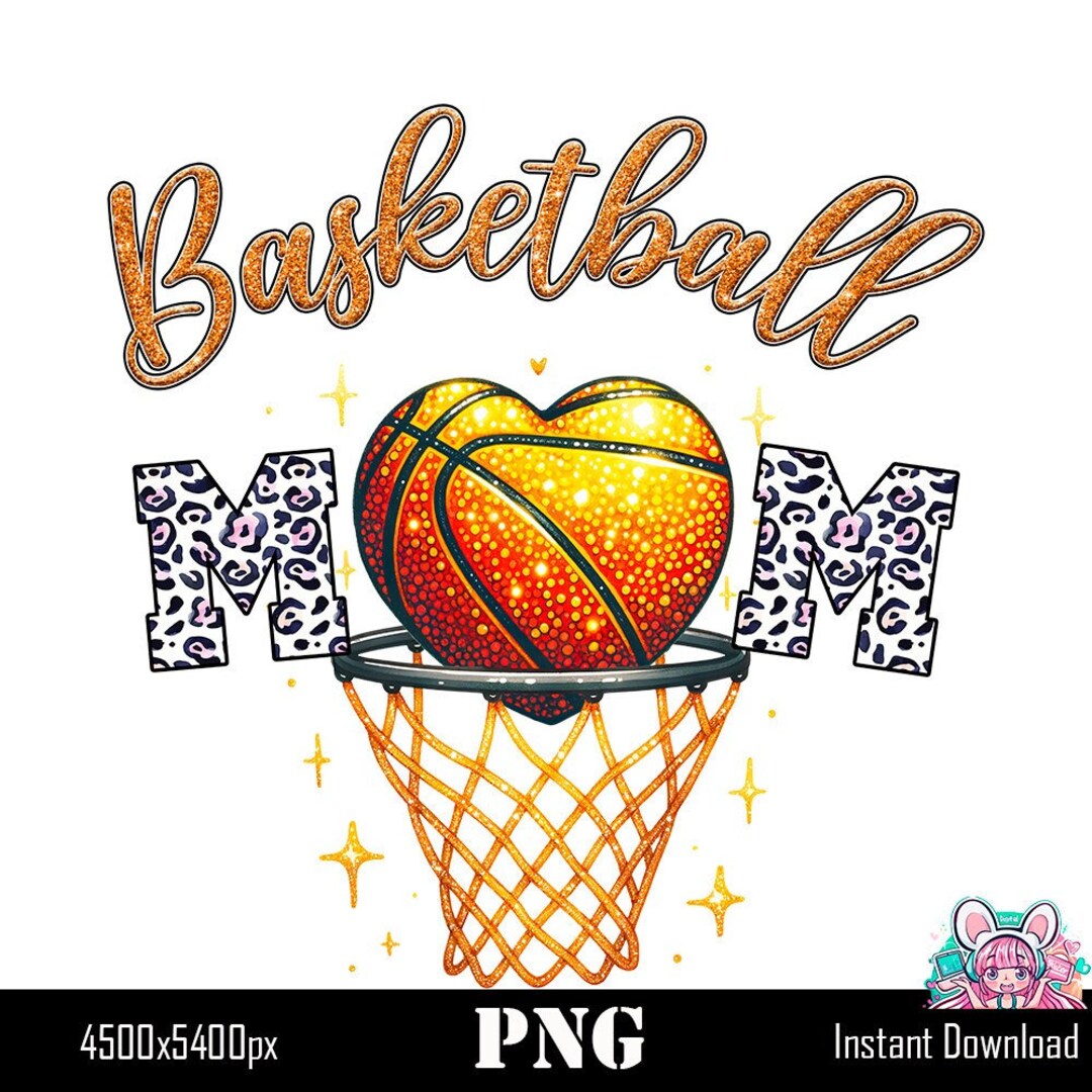 Basketball Mom PNG Sublimation Design Download Mother's Day Png Design ...