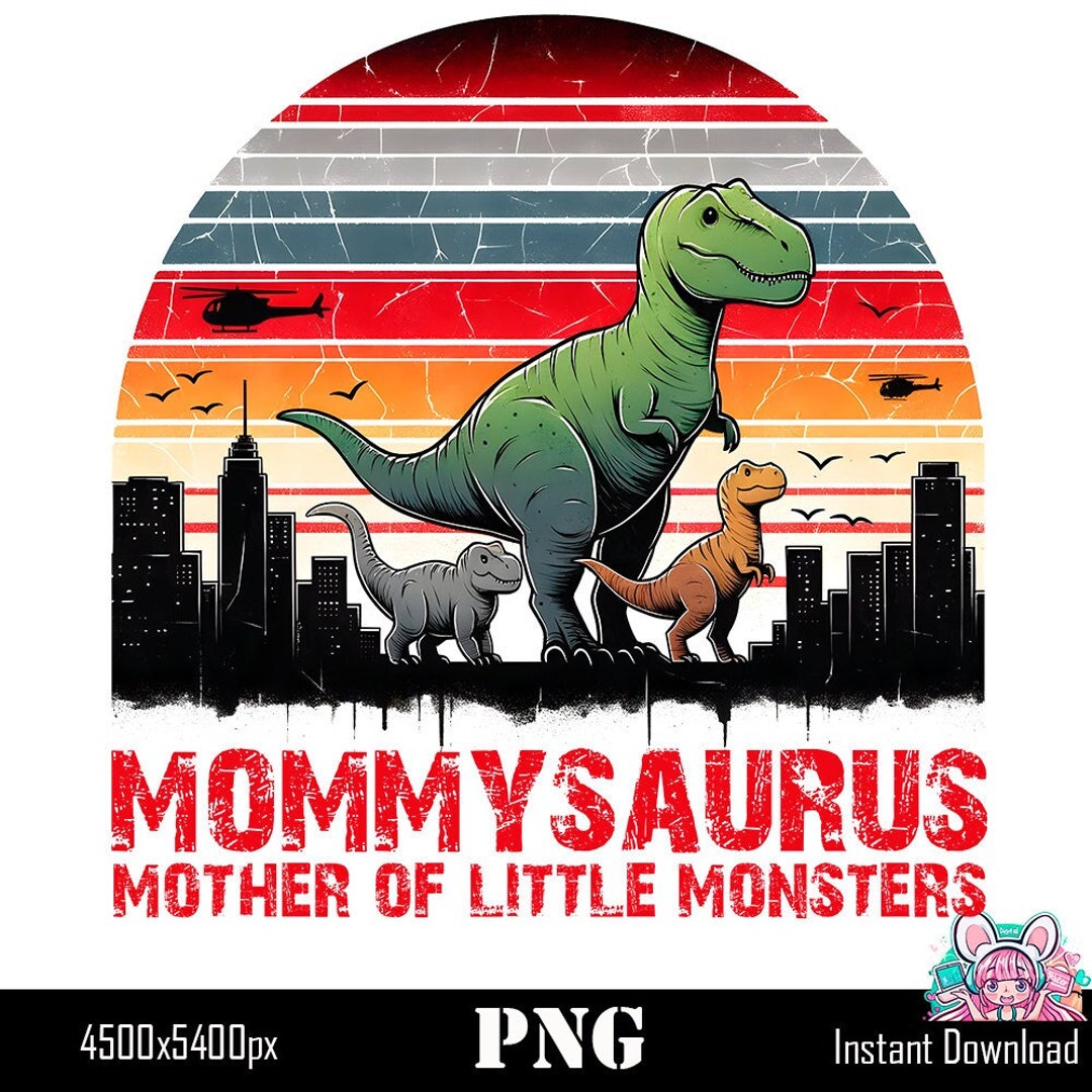 Mommysaurus PNG Sublimation Design Download Mother's Day Png Design Mom ...