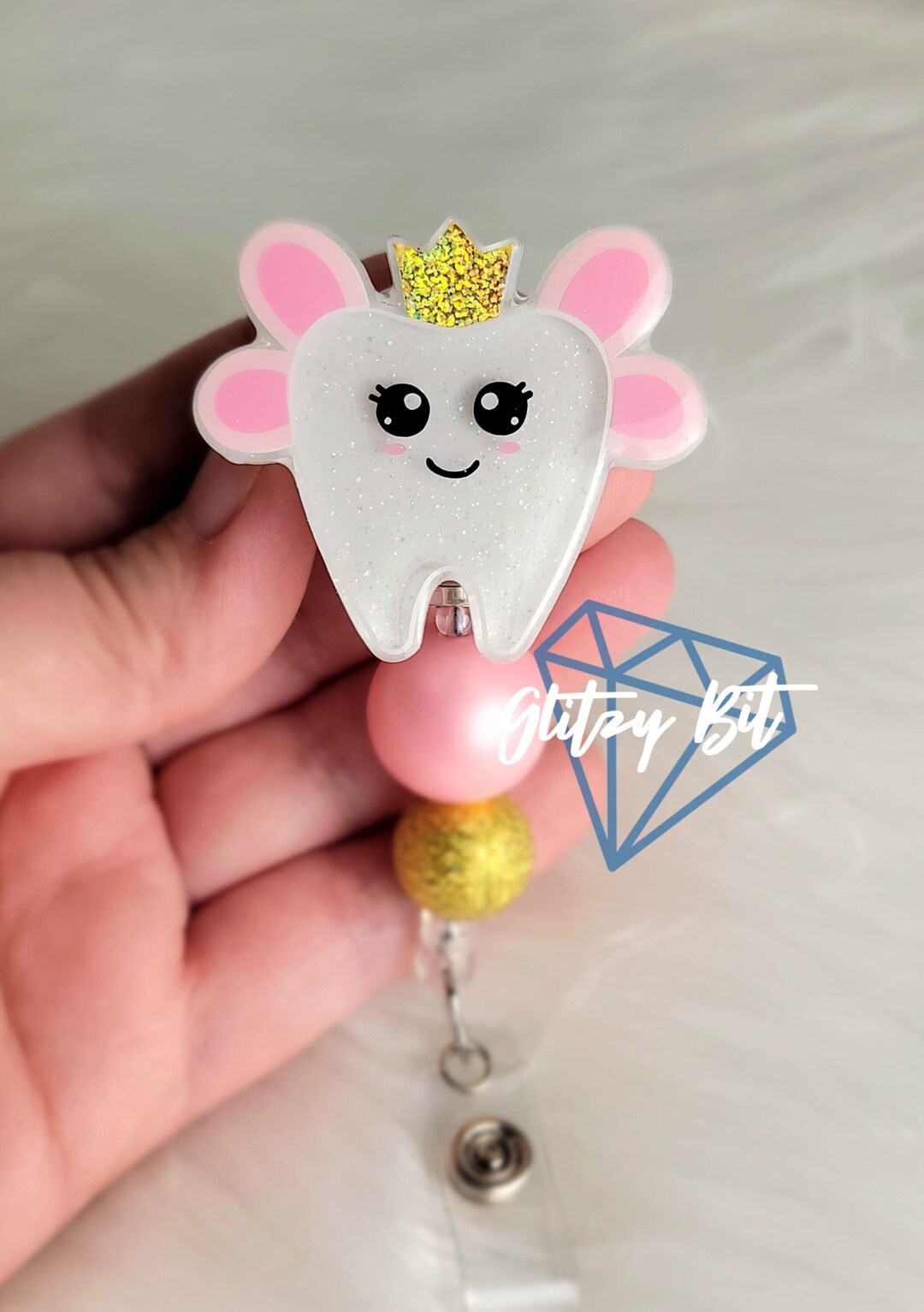 Tooth Fairy, Dentist, Dental Hygienist Badge Reel - Etsy