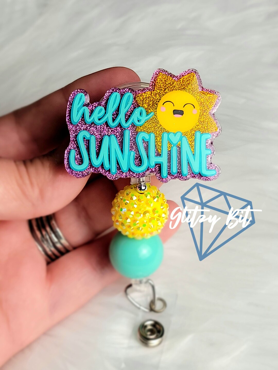 Hello Sunshine Badge Reel - Etsy