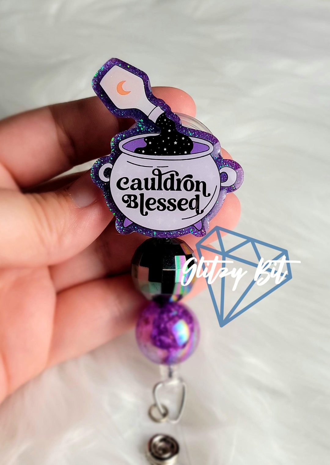 Cauldron Blessed ACOTAR, Book Lover Badge Reel - Etsy