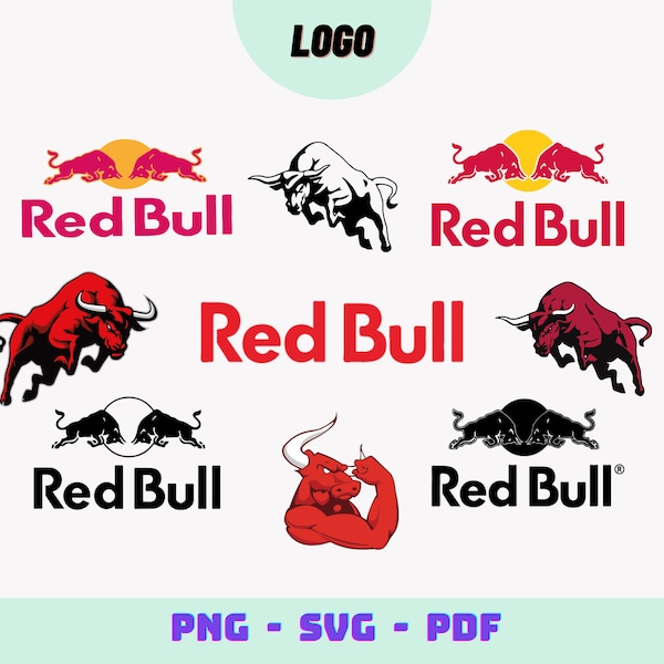 Red Bull Sticker - Etsy