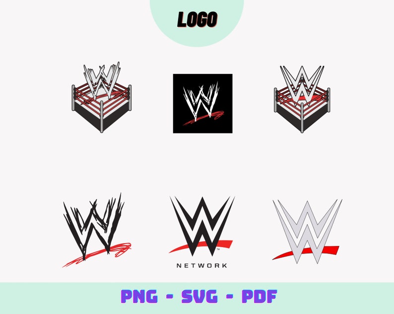 WWE Svg Bundle Logo Clipart Cricut Bundle Digital Prints - Etsy Australia