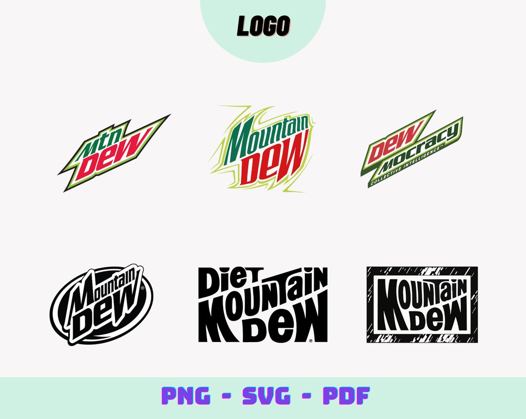 Mt Dew Logo SVG Png Pdf Vektor Aufkleber Tshirt - Etsy.de