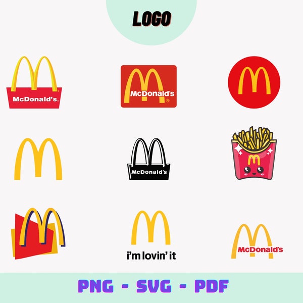 Mcdonalds Stickers - Etsy