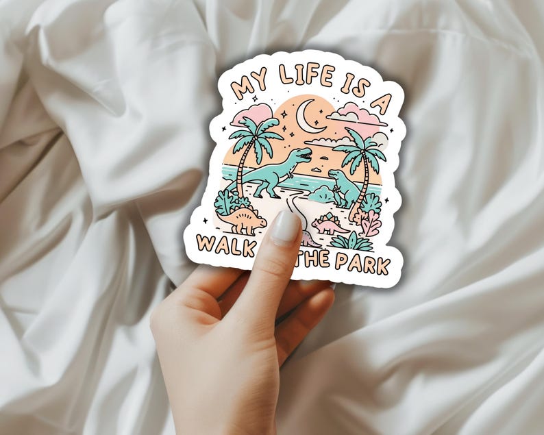 My Life is a Walk in the Park PNG: Dinosaur Design (digital Download ...