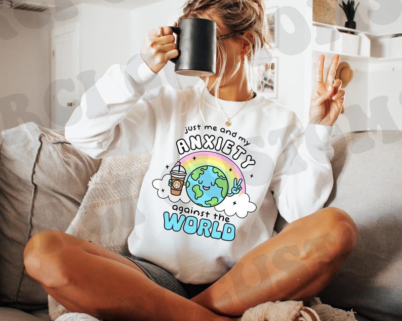 Anxiety Earth PNG: Sarcastic Mental Health Design (digital Download) - Etsy