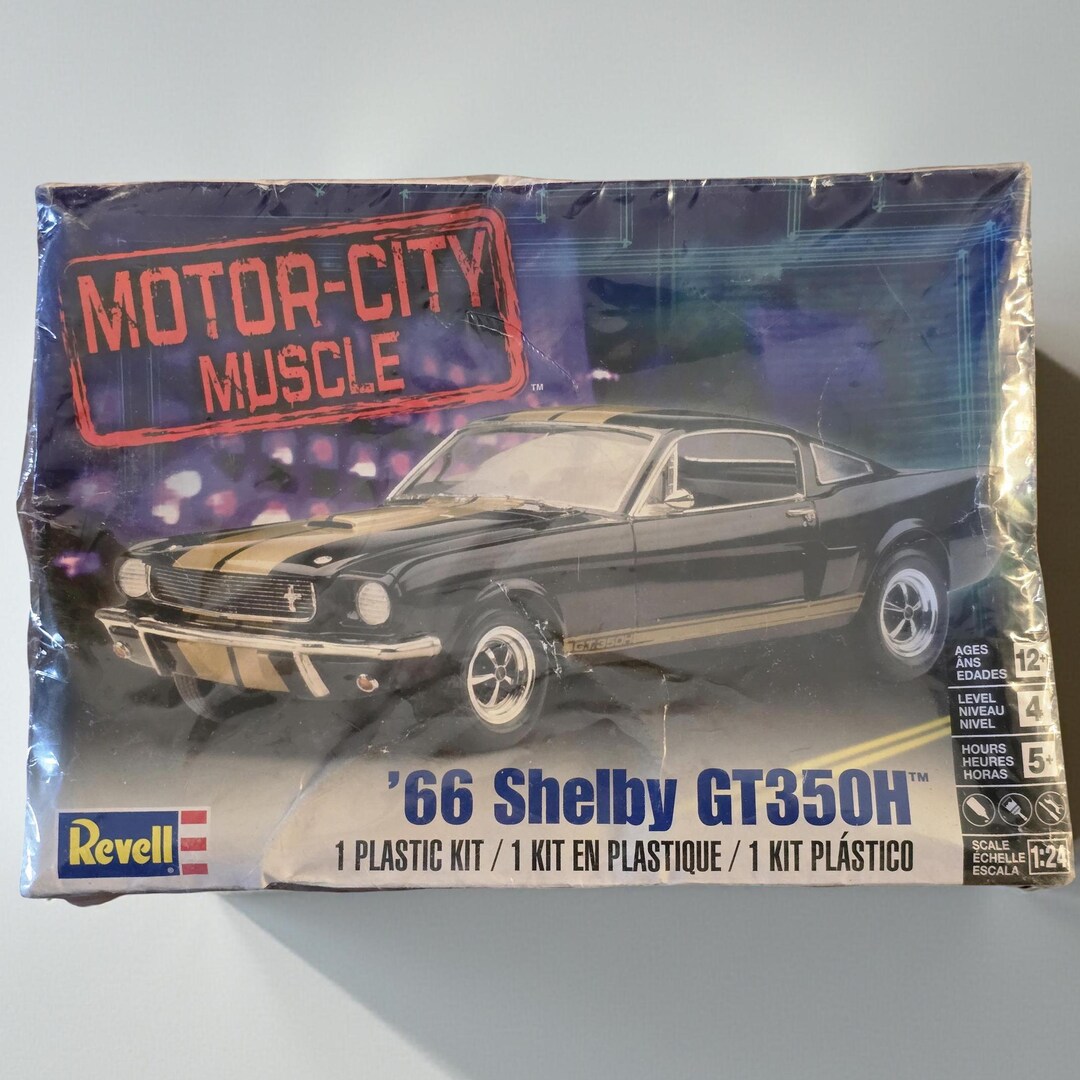 Motor City Muscle - Revell '66 Shelby GT35OH Plastic 1:24 Kit - Skill 4 ...