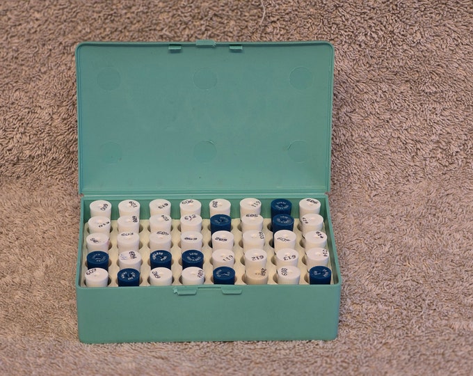 Avon Lipstick Sample Demonstration Vintage Kit Case - 40 Mini's - Most ...