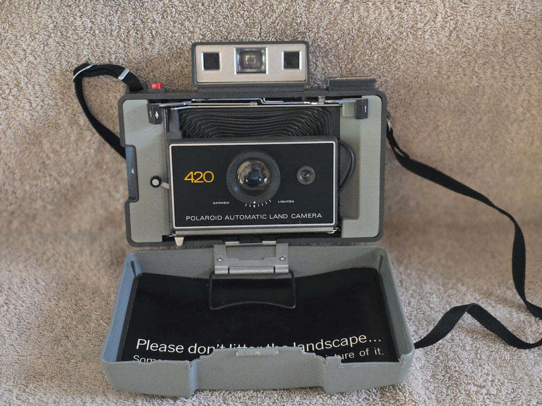Polaroid Model 420 Land CAMERA - Manual & Packaging - 60's - Etsy
