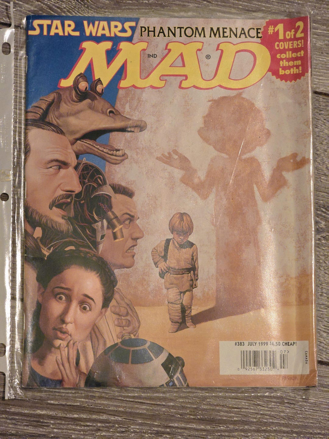 MAD Magazine - July 1999 #383 - Star Wars Phantom Menace - #1 of 2 - Etsy