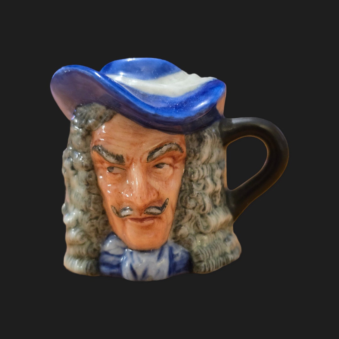 Captain Hook Franklin Porcelain by P. Jackson, Miniature Toby Jug 1982 ...