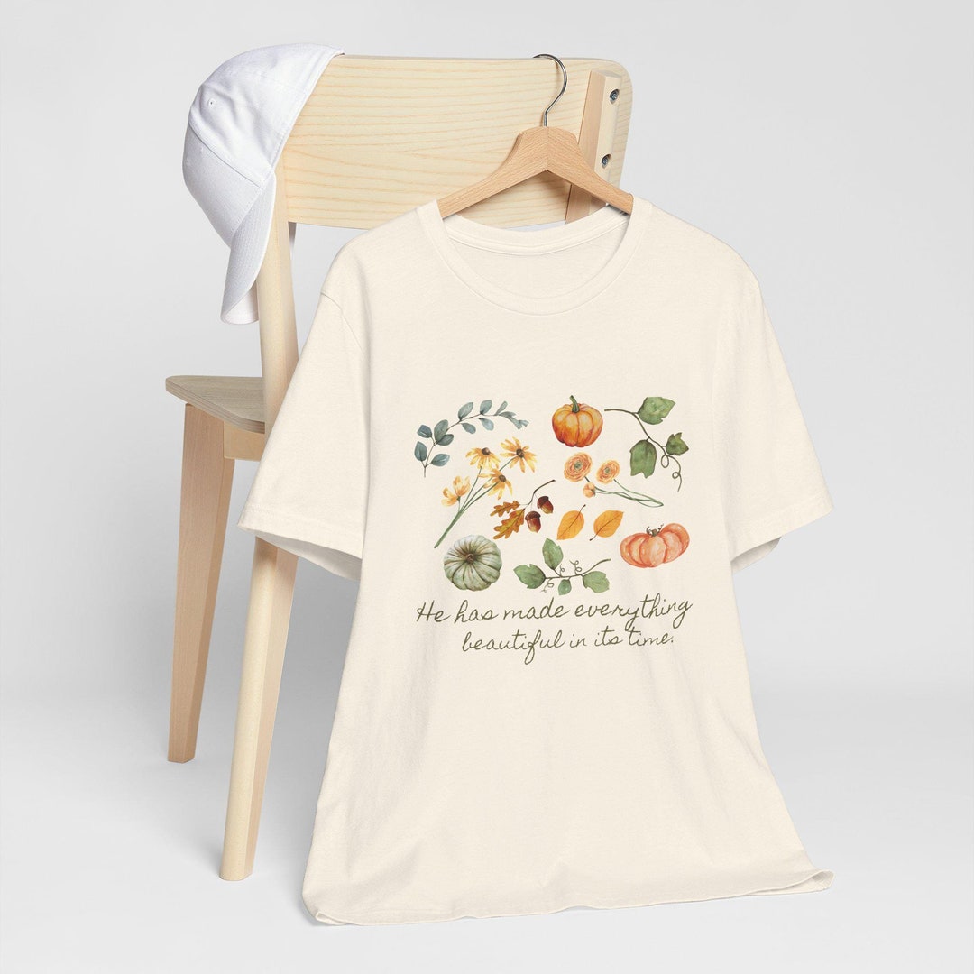 Fall Leaves & Pumpkin T-shirt | Autumnal Unisex Tee - Etsy