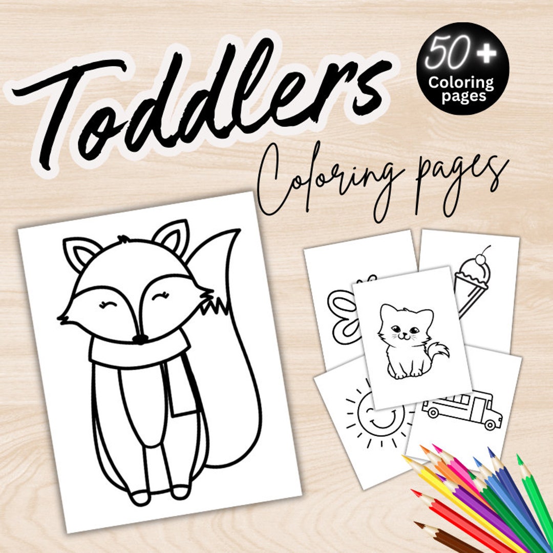 Printable Toddler Coloring Page, Toddler Activities, Preschool ...