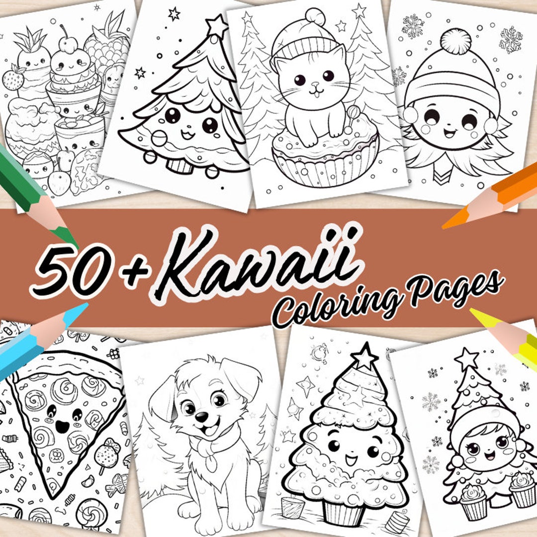 Kawaii Coloring Pages, Kawaii Gifts, Cute Coloring Pages, Cute Kawaii ...