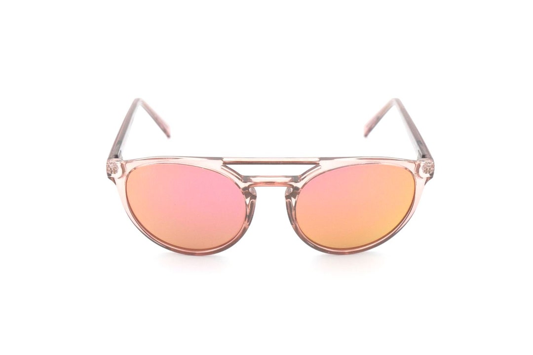 Maui Jim Ah Dang MJ 781-12C Round Pink Frame MAUI Sunrise Polarized ...