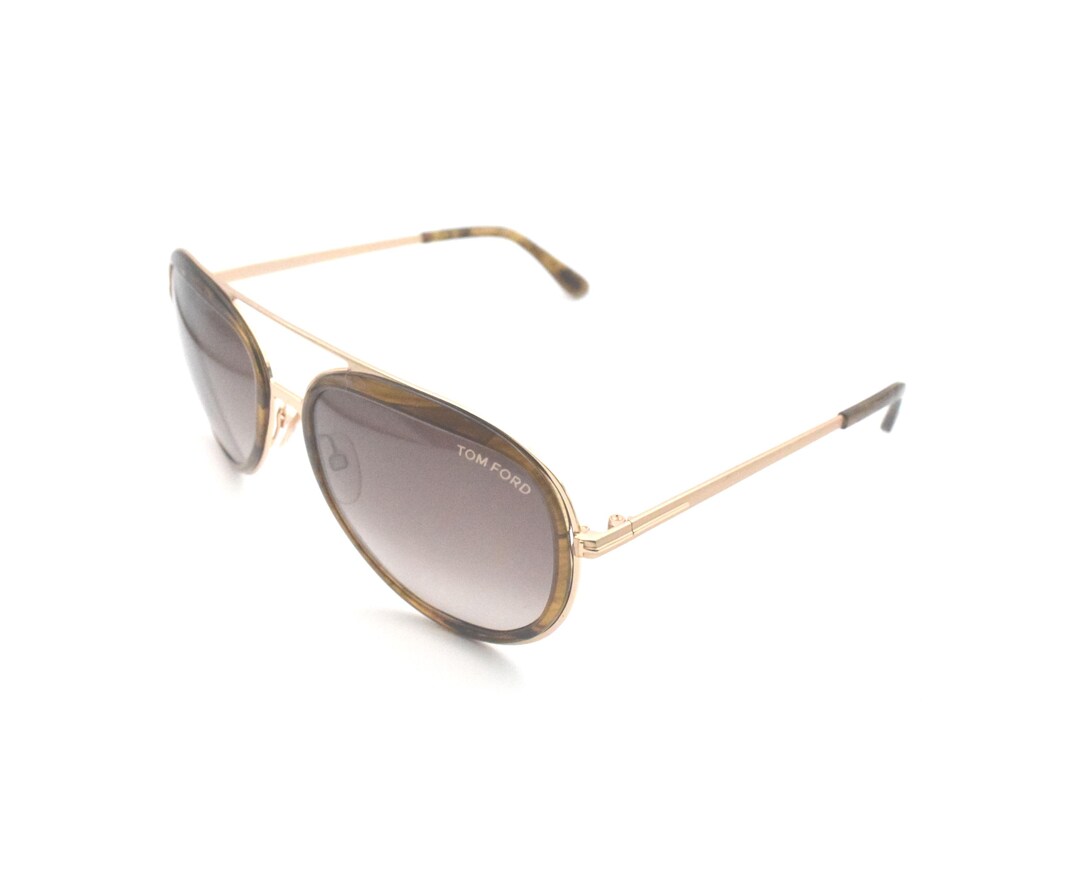 Tom Ford TF 468 41K Andy Rose-gold / Amber Brown Gradient Lens - Etsy
