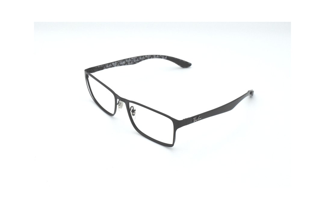 Ray-ban Eyeglasses RB 8415 2848 Carbon Fiber Matte Black Frames 53 Mm ...