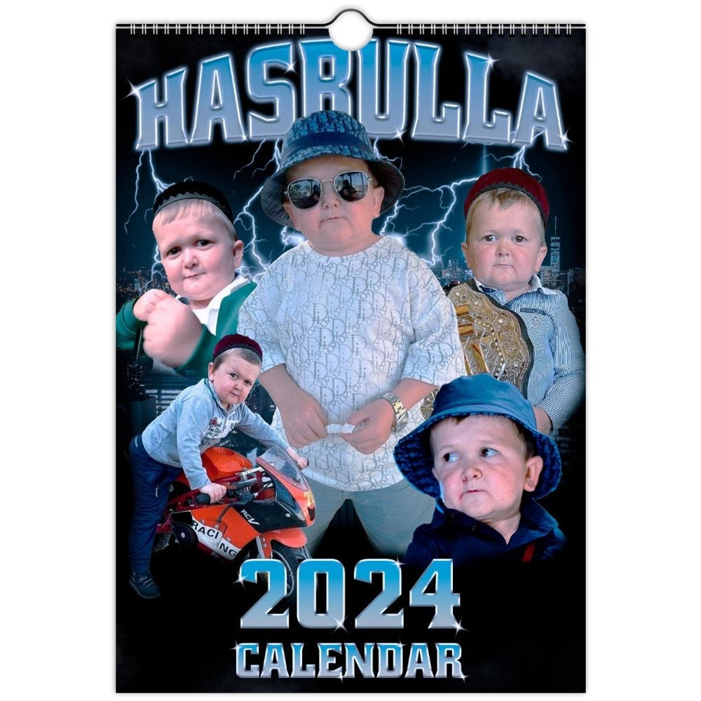 Hasbulla Magomedov 2024 Wall Calendar, Funny Gift for Her and Him ...