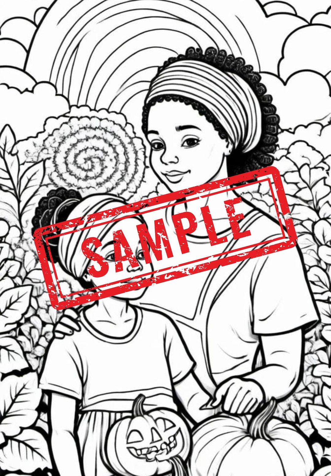 Fall Coloring Page | Mindfulness Coloring | Relaxation Coloring Page ...