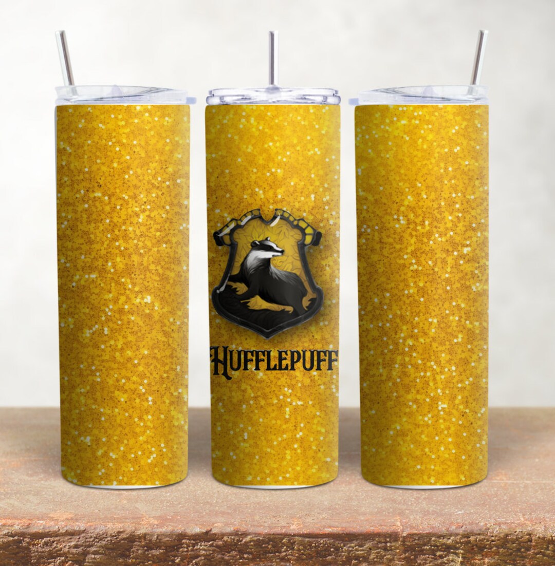 Hufflepuff Glitter Tumbler Wrap - Etsy