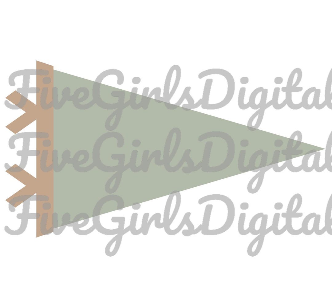 Pennant SVG PNG JPEG Clipart - Instant Digital Download - Etsy