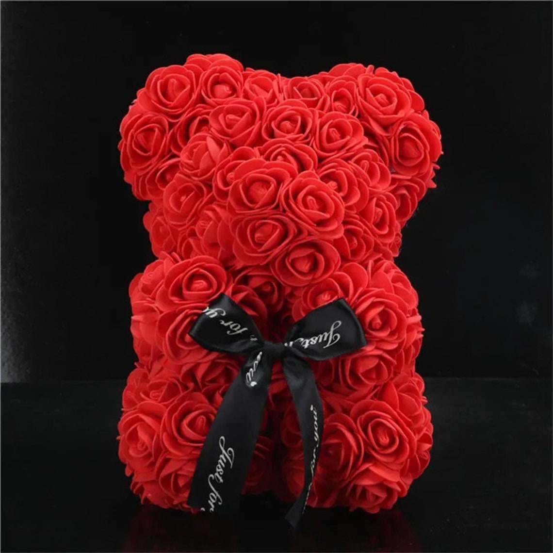 25cm Artificial Rose Bear for Bridal, Anniversary, Christmas, Valentine ...