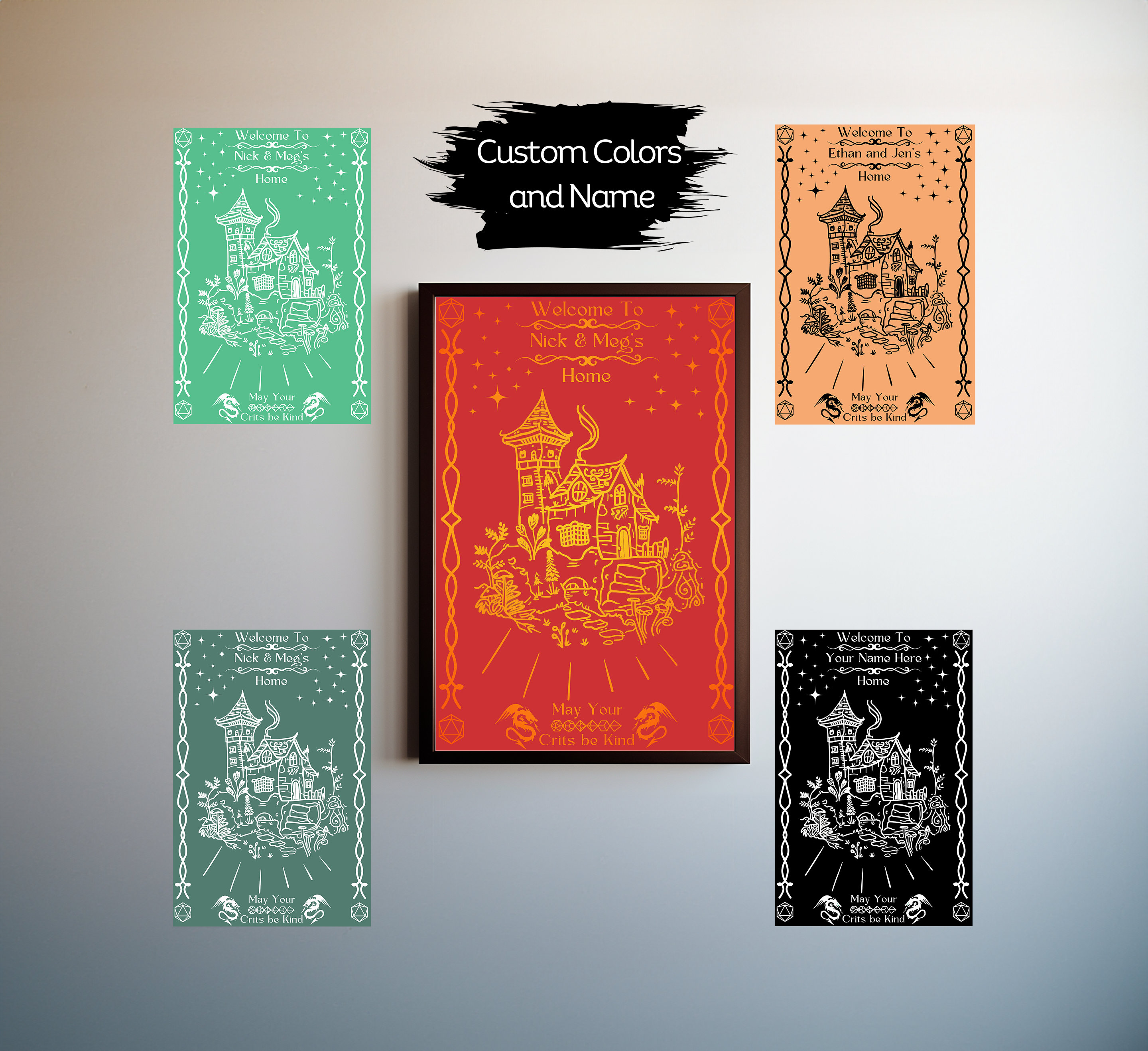 Personalized Dnd Poster, Personalized Fantasy Poster, Custom Dnd Poster ...