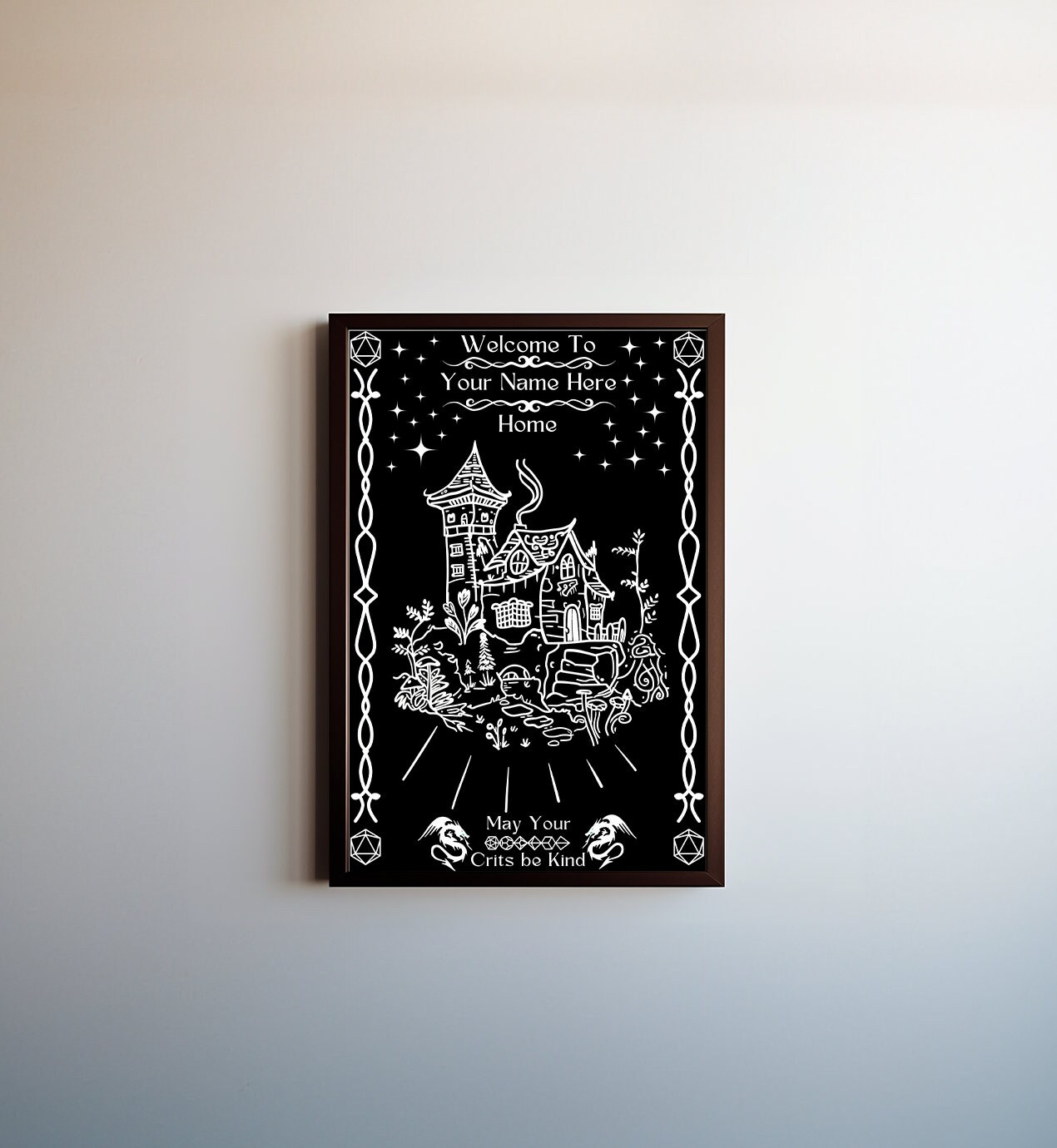 Personalized Dnd Poster, Personalized Fantasy Poster, Custom Dnd Poster ...