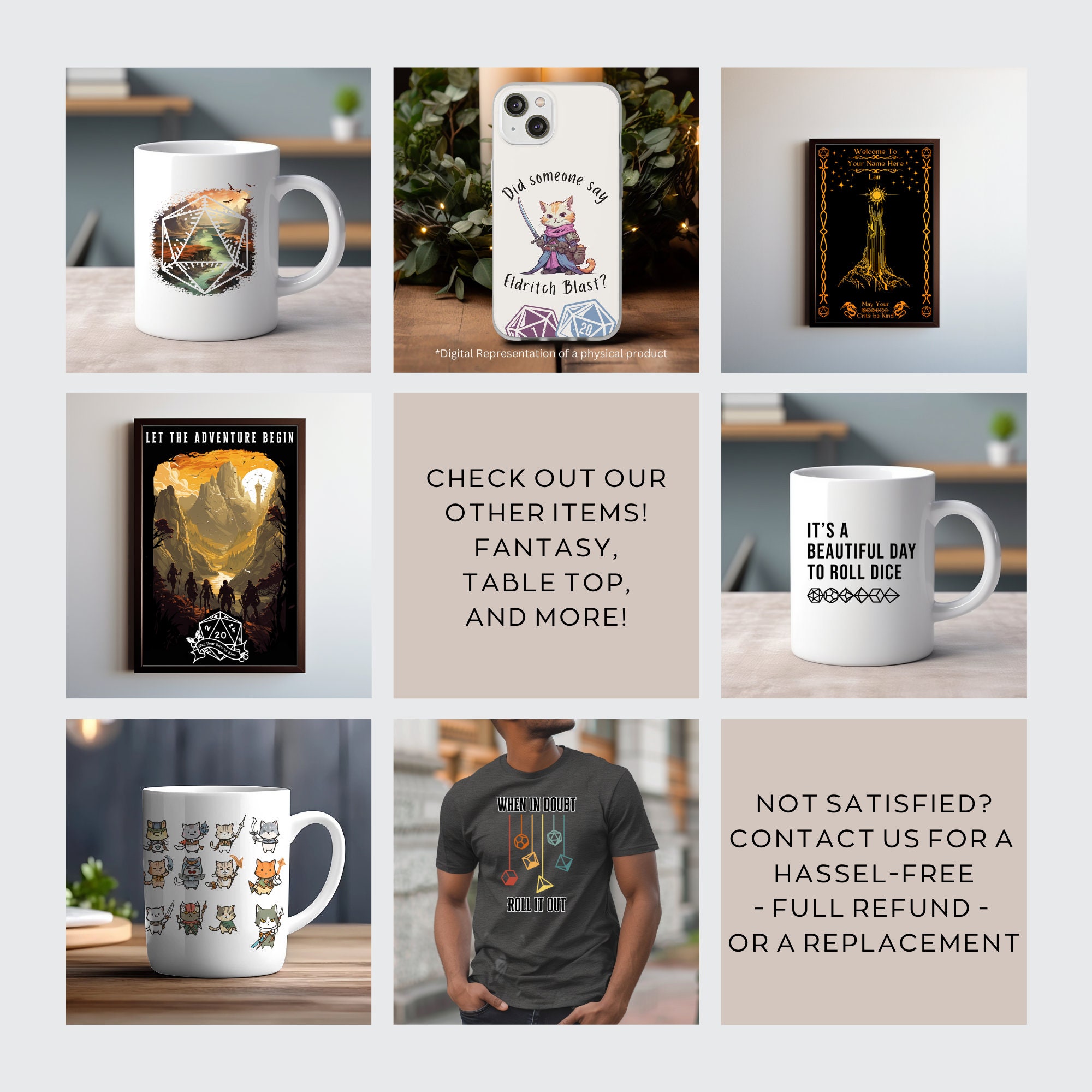 Personalized Dnd Poster, Personalized Fantasy Poster, Custom Dnd Poster ...