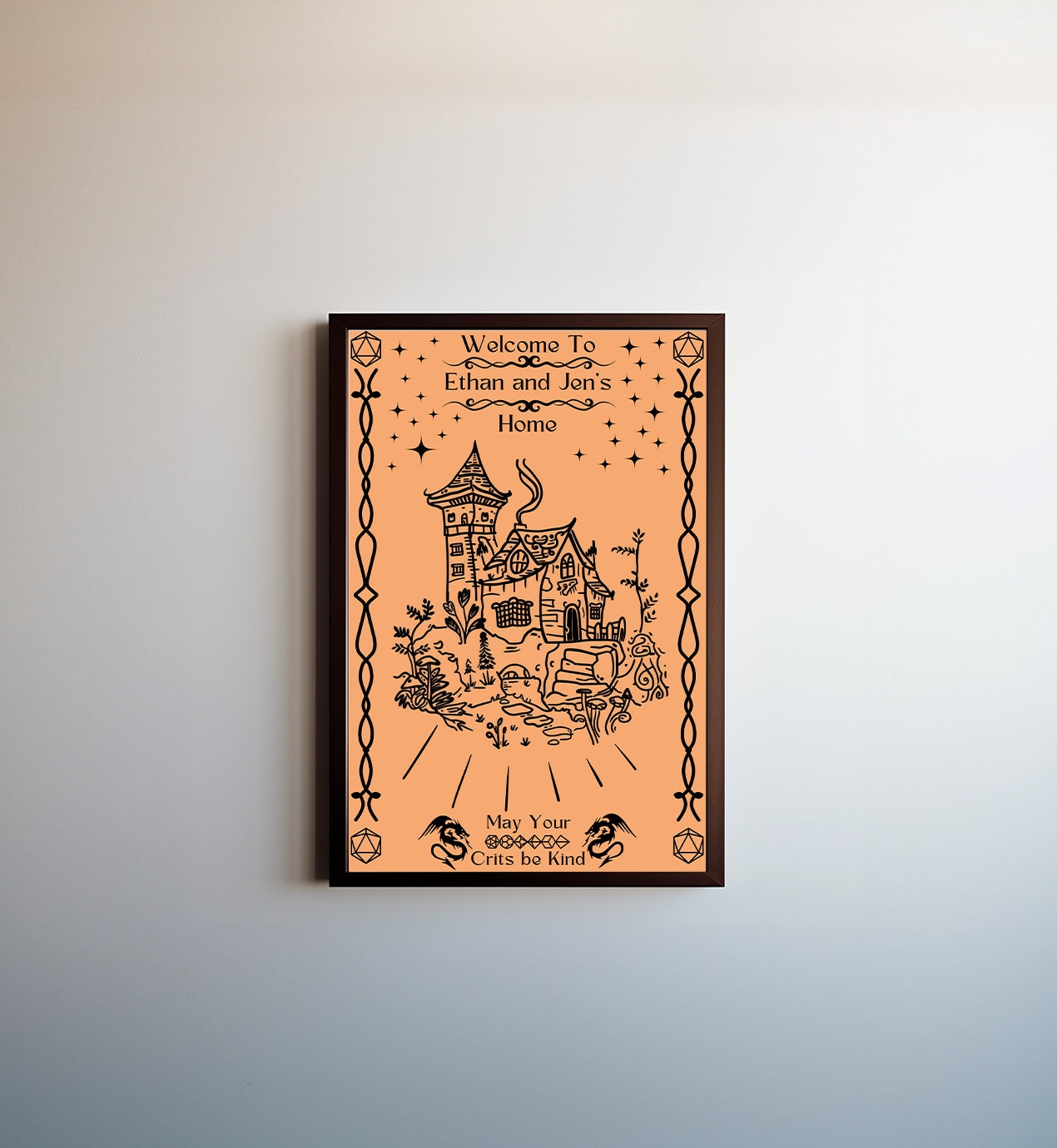 Personalized Dnd Poster, Personalized Fantasy Poster, Custom Dnd Poster ...