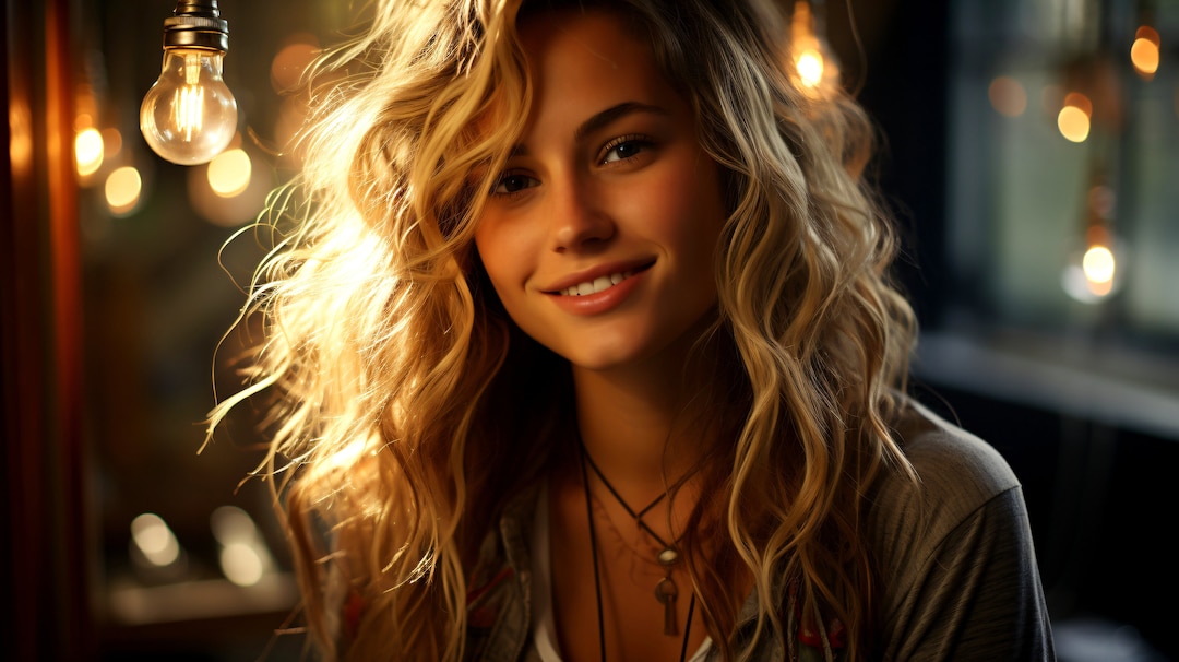 Girl With Smart Smile - AI Generated Art - Midjourney AI Art - Digital ...