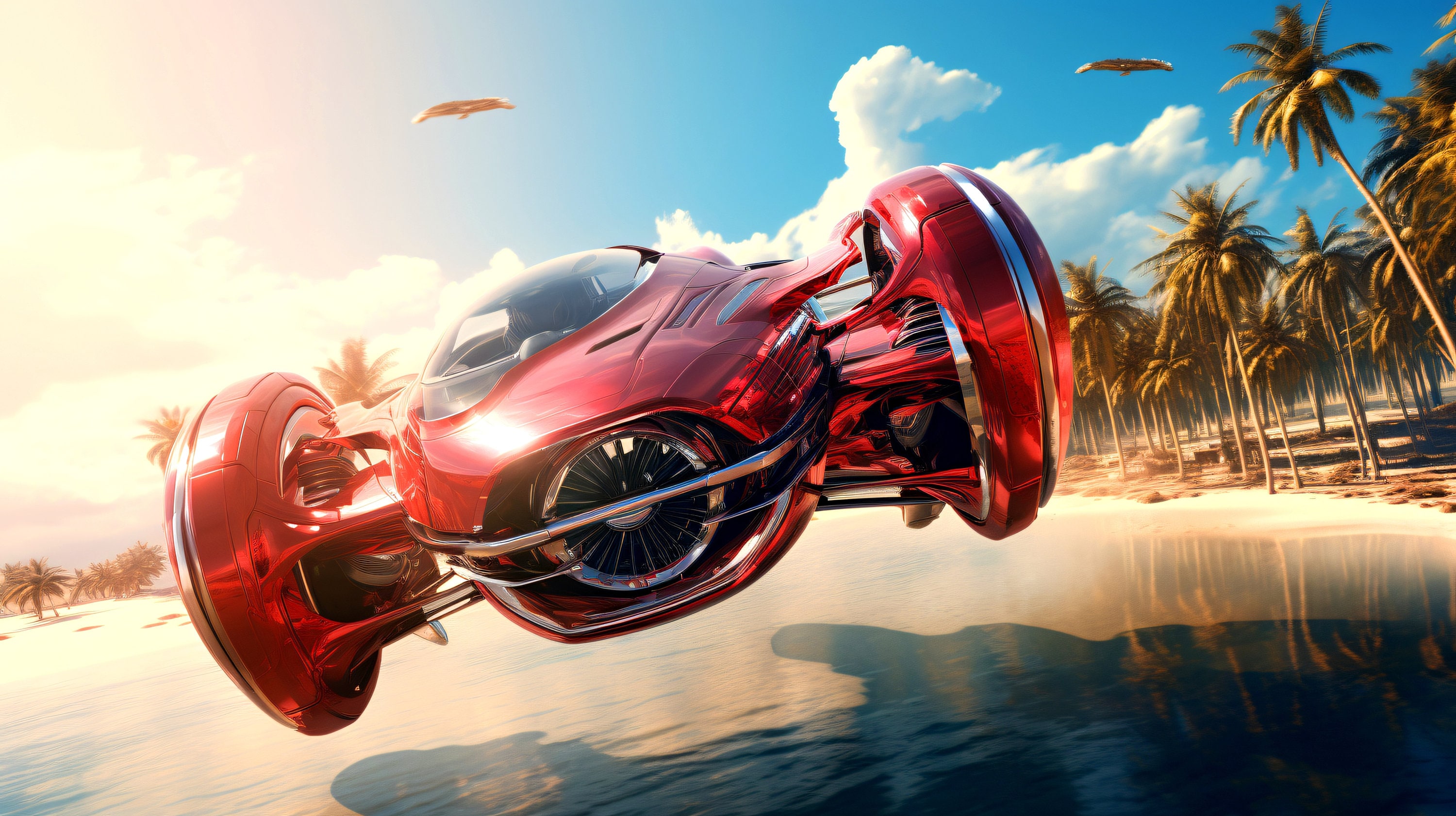 Flying Car in Future 2030 - AI Generated Art - Midjourney AI Art ...