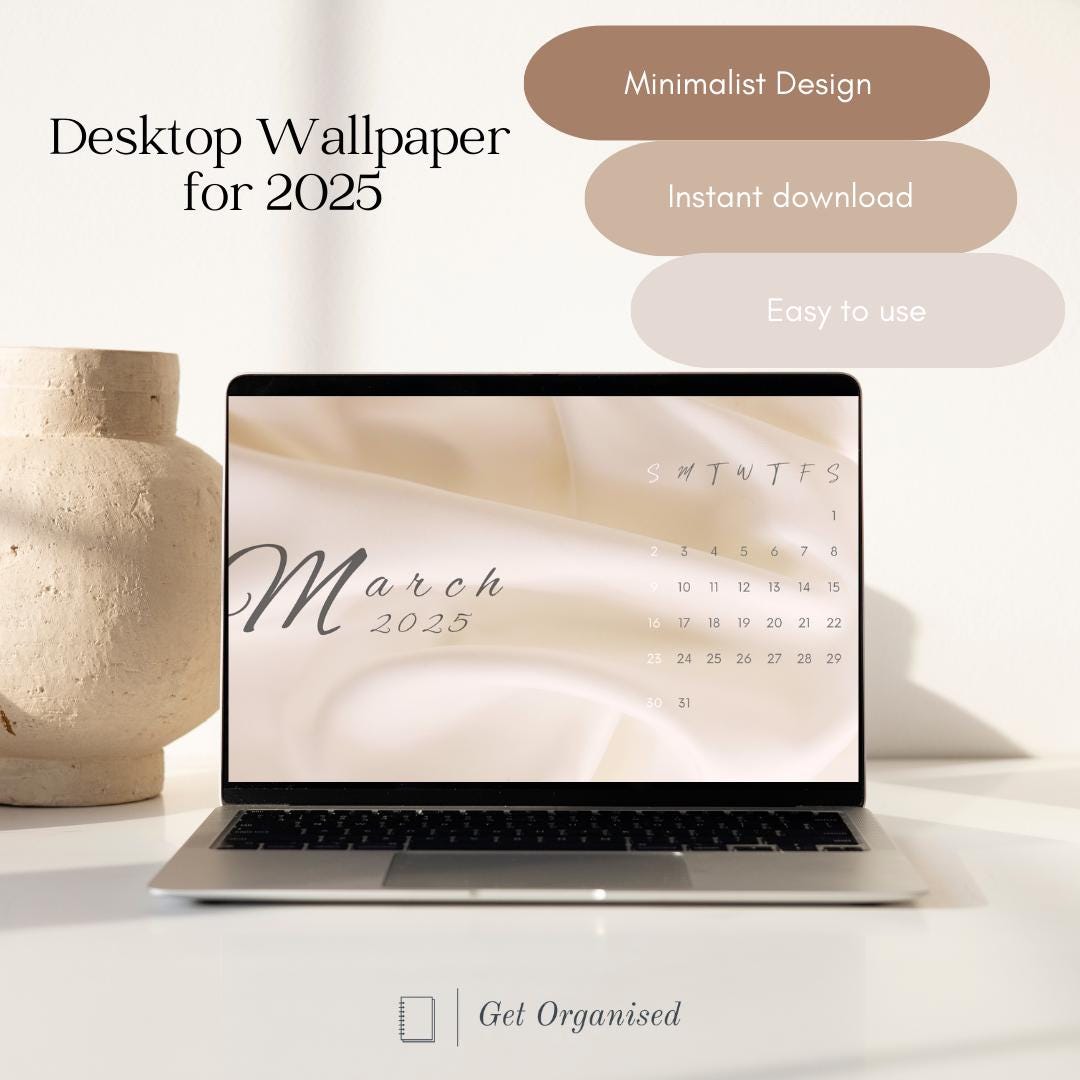 2025 Desktop Organizer Wallpaper January 2025-december 2025 Desktop ...