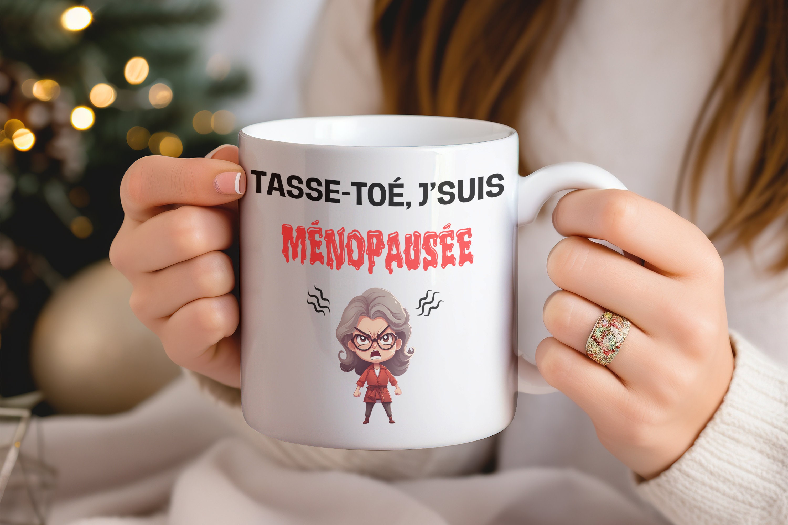 Humour adulte ménopause, je m'en fiche style PNG Français Anglais ...