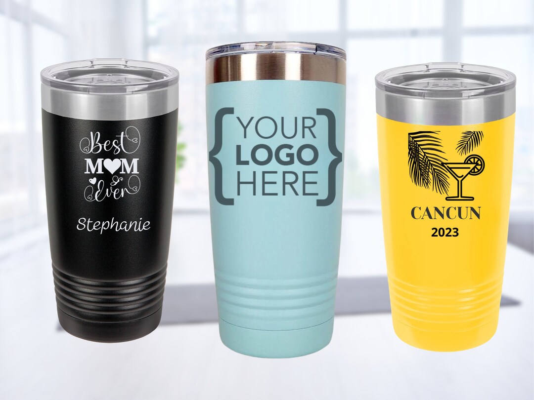 Personalized Tumbler Logo, Personalized Design, Tumbler for Coffee ...