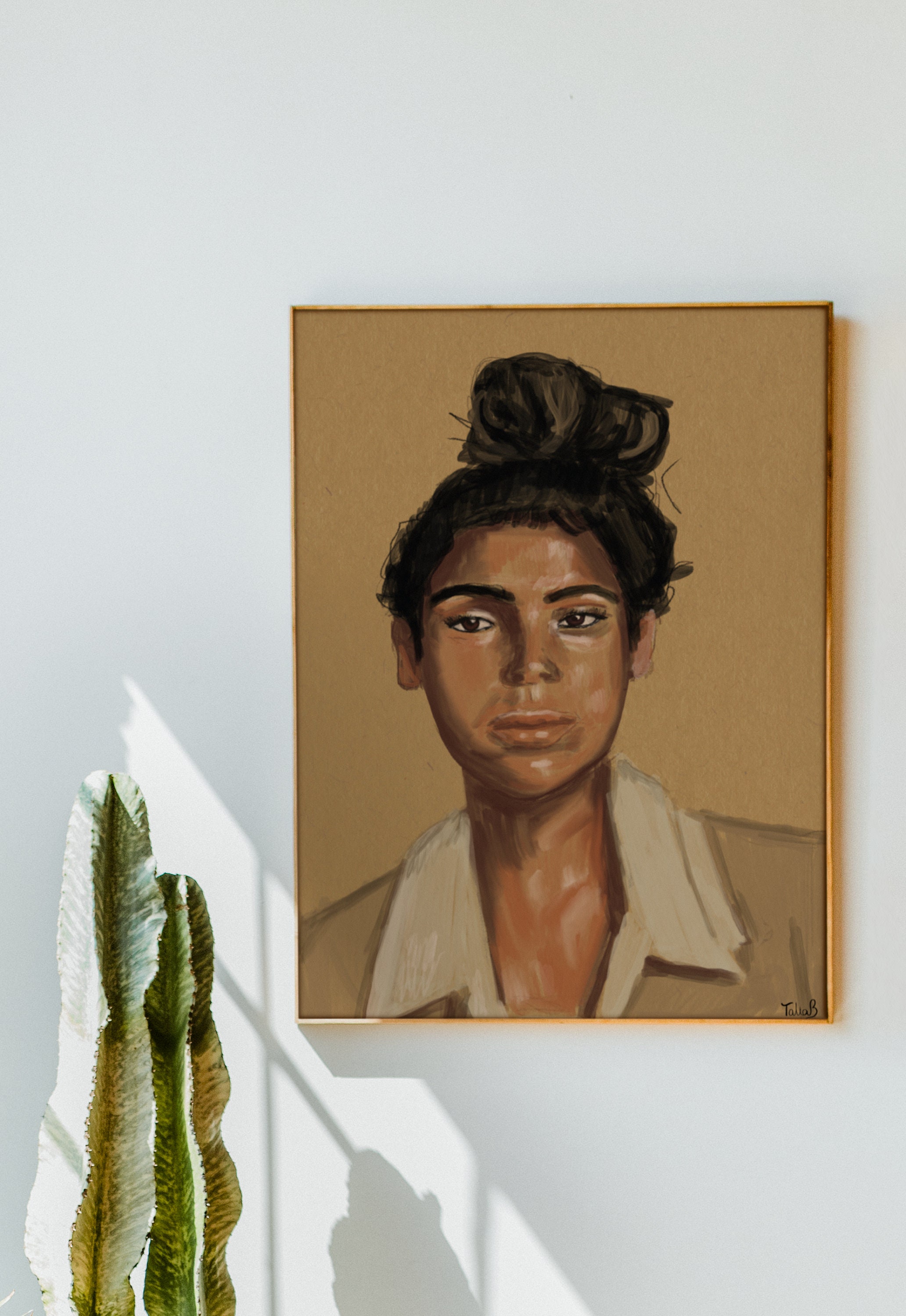 Woman Art Print, Modern Female Poster, Female Wall Art, Female Portrait ...