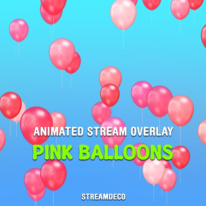 Balloon Overlay - Etsy